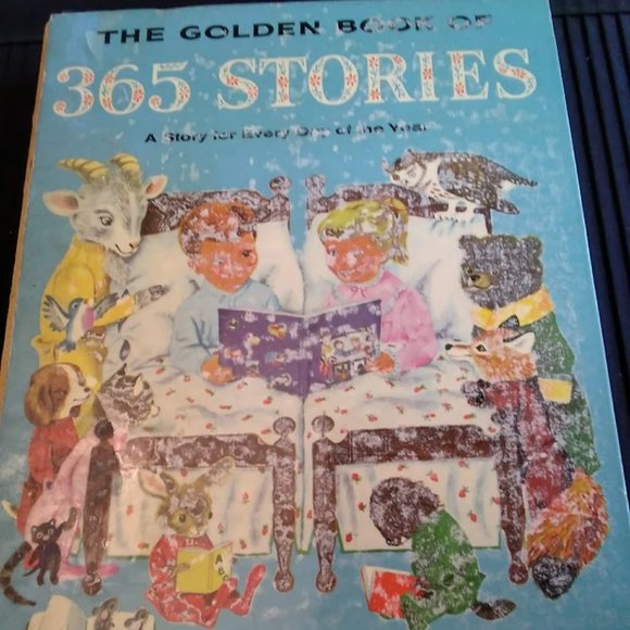 Other | Vintage The Golden Book Of 365 Stories | Poshmark